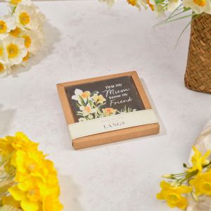 FLORAL SERENADE SLATE MUM COASTER WITH GIFT BOX